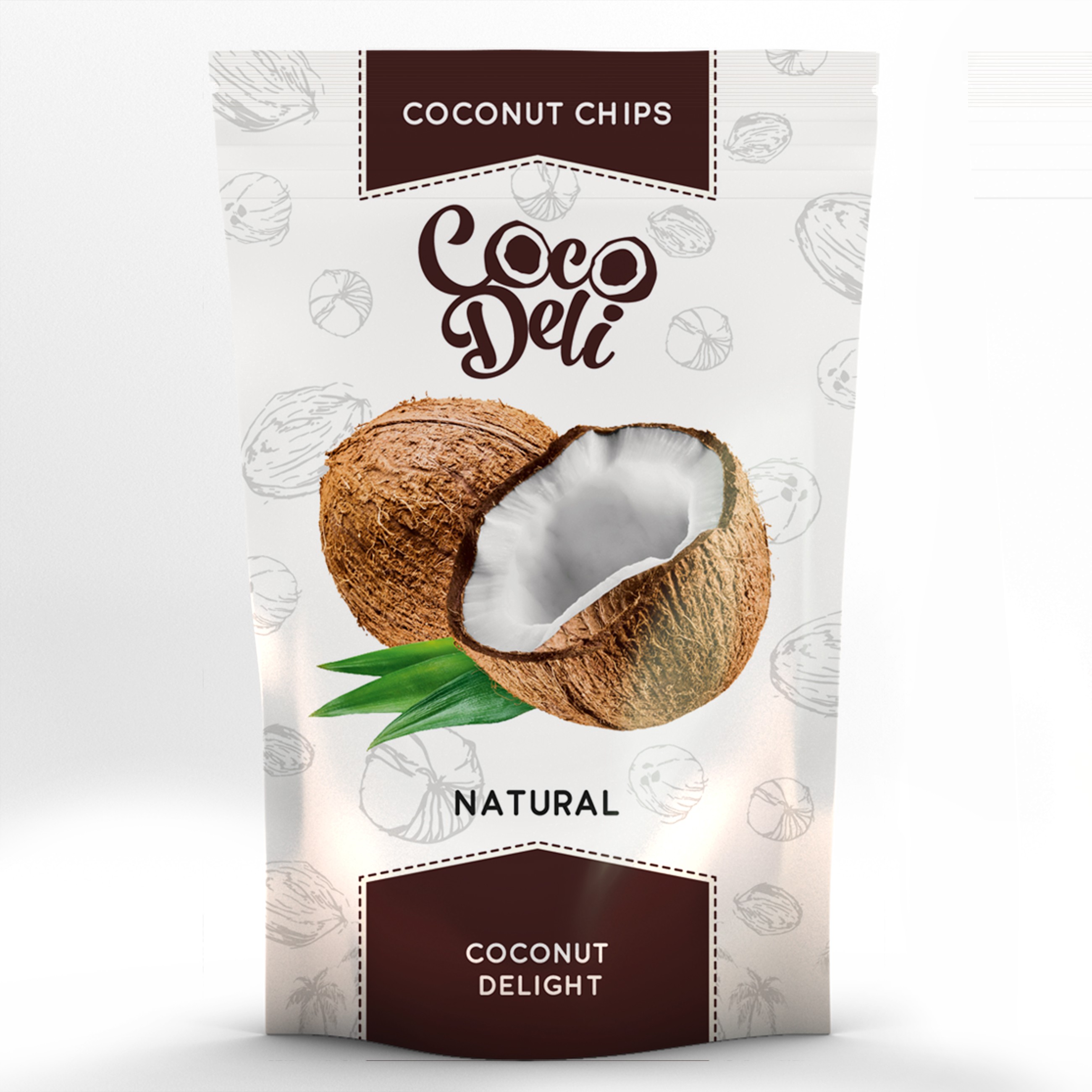 Кокосовые чипсы, Натуральные 30гр. Coco Deli Coco Deli купить в Украине ...